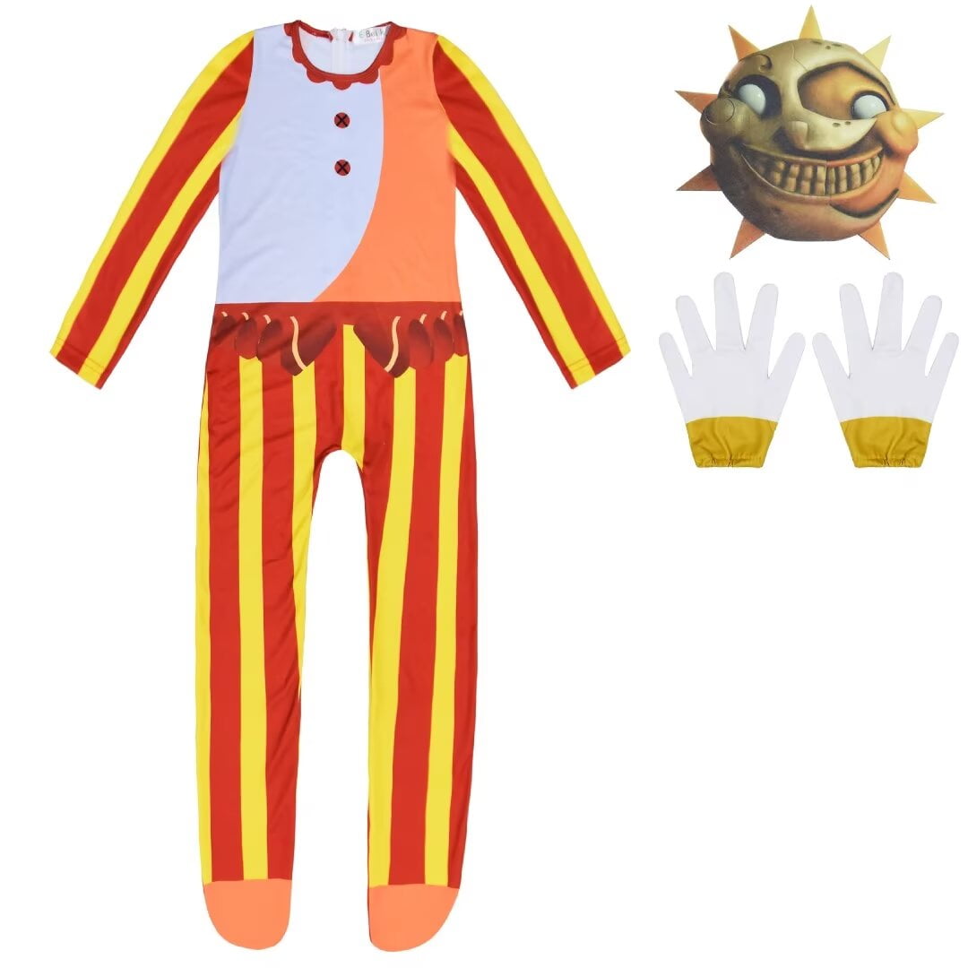Children Sundrop and Moondrop Onesie Costume Halloween Kids Jumpsuit ...