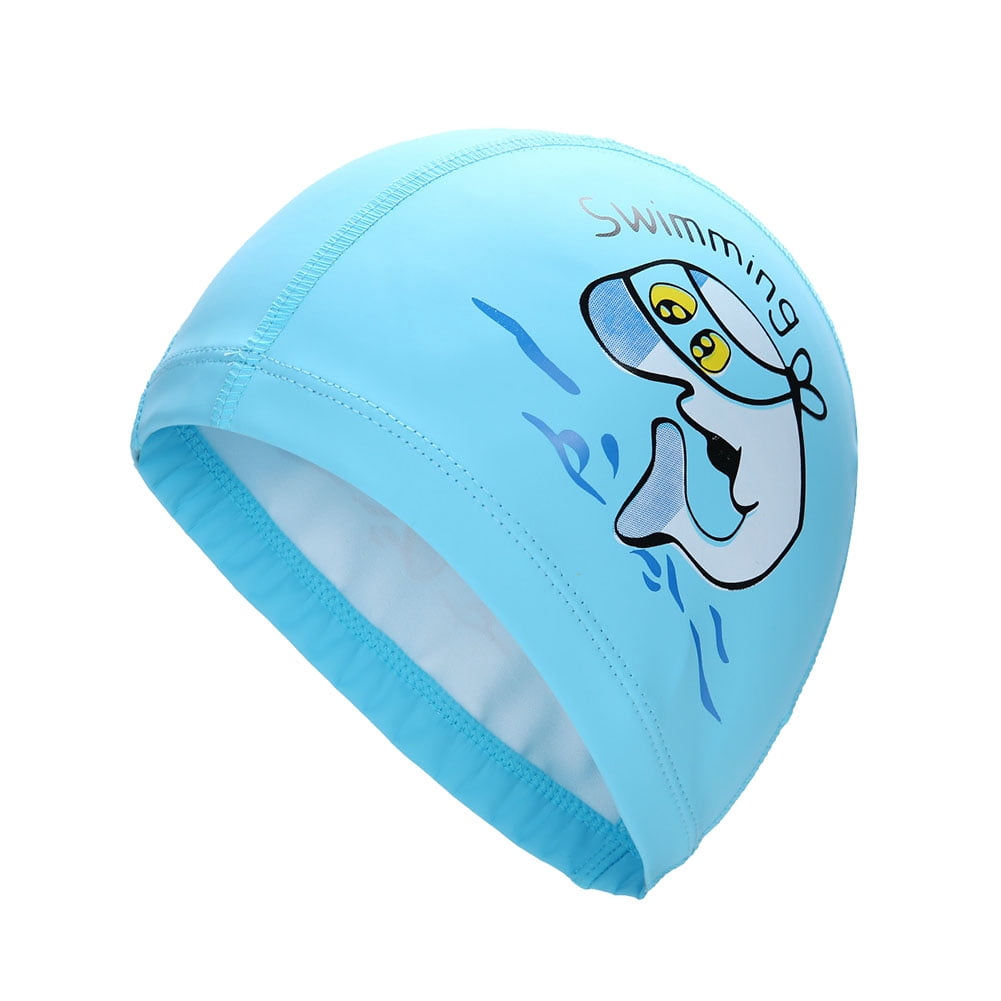 Children Swimming Cap, Lovely Cartoon Dolphin Kids Children Waterproof ...