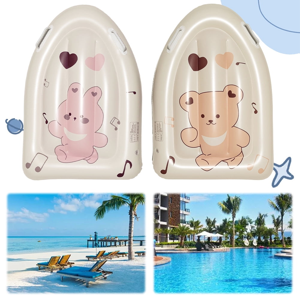 Children Swimming Floating Row with Handles Kids Inflatable Surfing ...