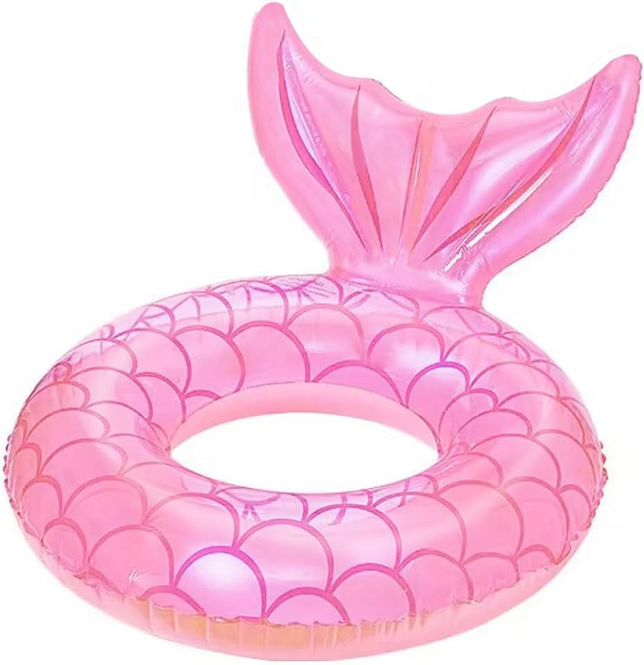 Children Swimming Ring, Inflatable Pool Floats Swim Tube Raft Toy with ...