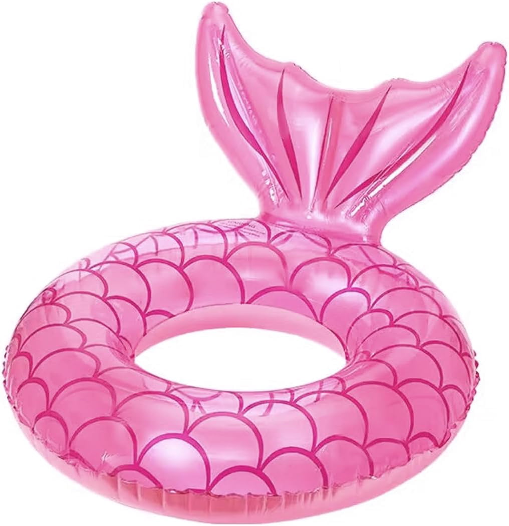 Children Swimming Ring, Inflatable Pool Floats Swim Tube Raft Toy with ...
