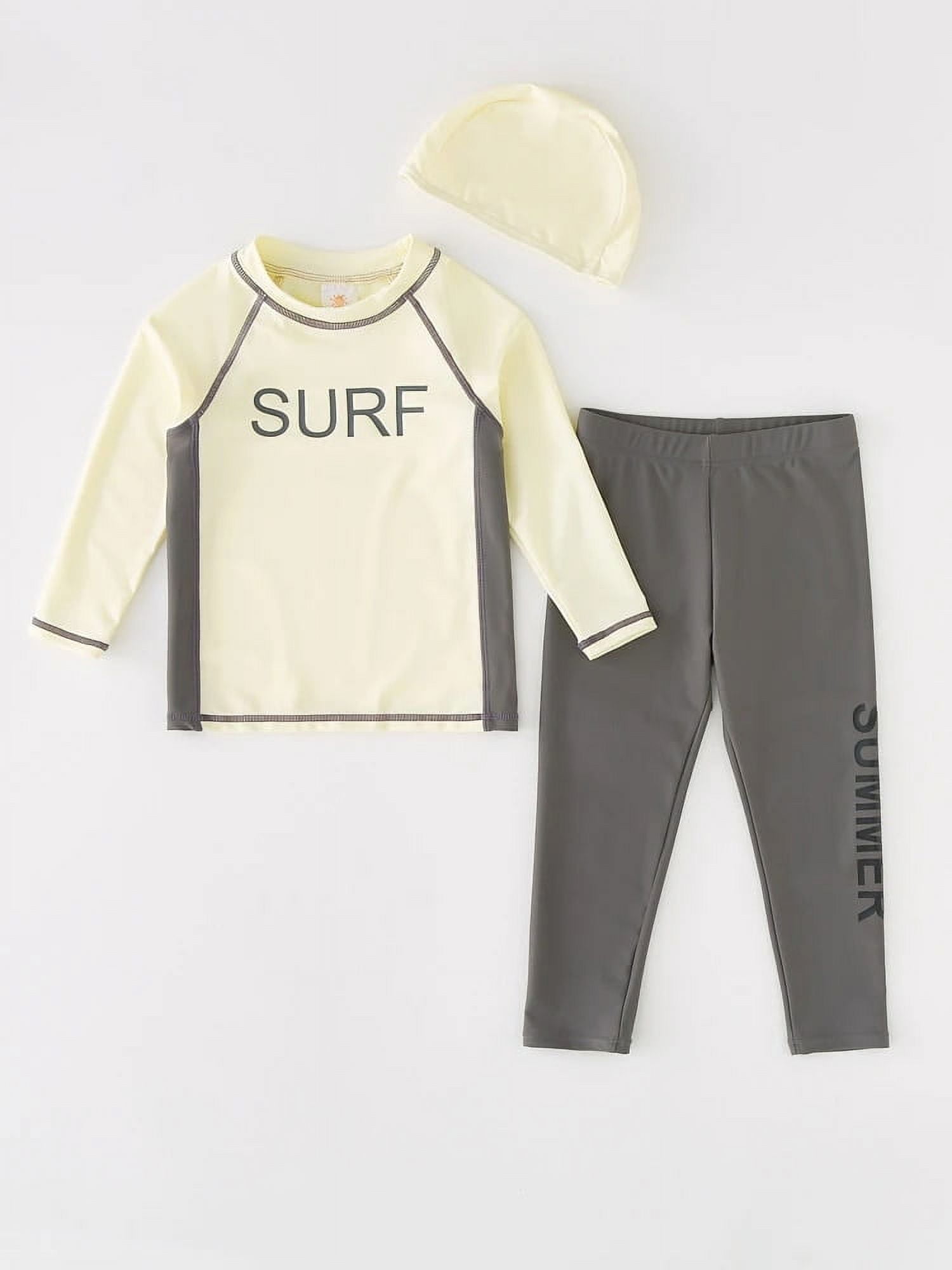 Children Swimming Suit UPF50 Children's Rash Guard Beach Surf Clothes ...