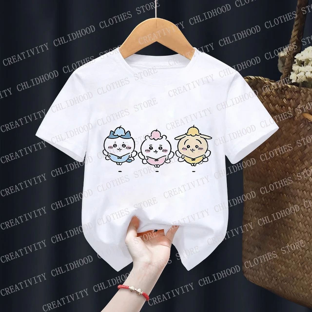 Children T-Shirt C-Chiikawas Kawaii Cartoons Kids Tee Shirts Anime ...