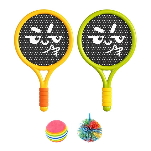 Children Tennis Racket Toy With Soft Sponge Grip And Two Balls For ...
