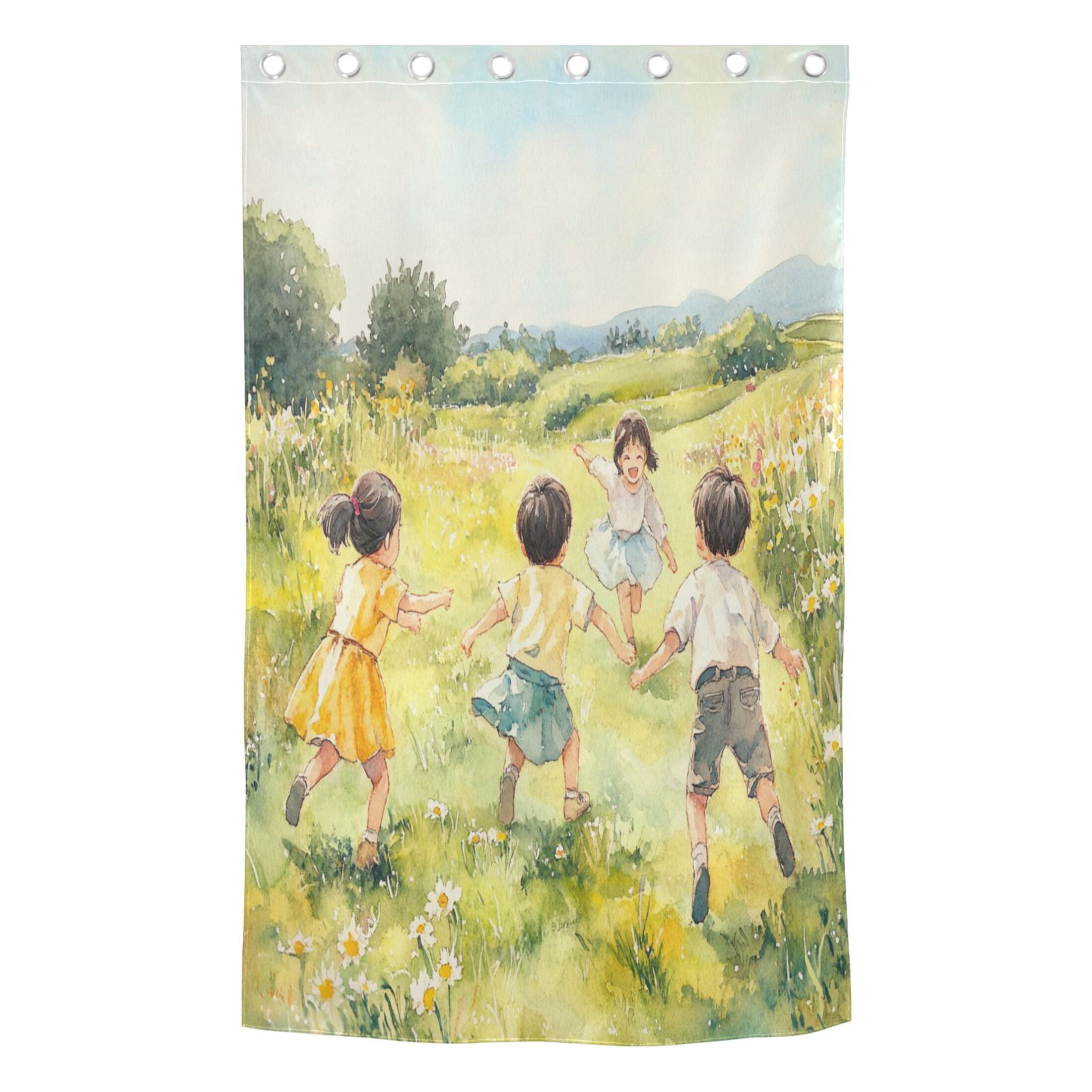 Children Thermal Insulated Blackout Curtain 84x42in Sun Blocking for ...