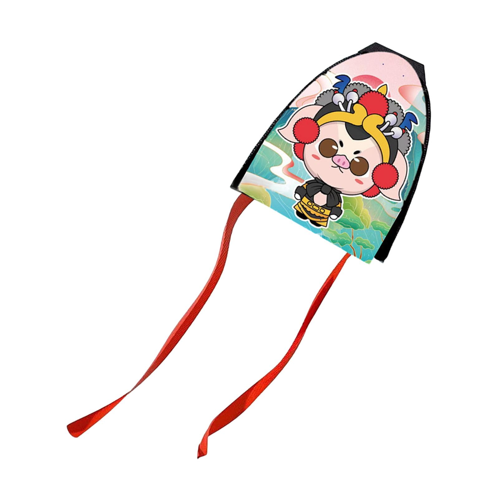 Children Thumb Ejection Kite Mini Kite with 2 Replacement Rubber Band ...