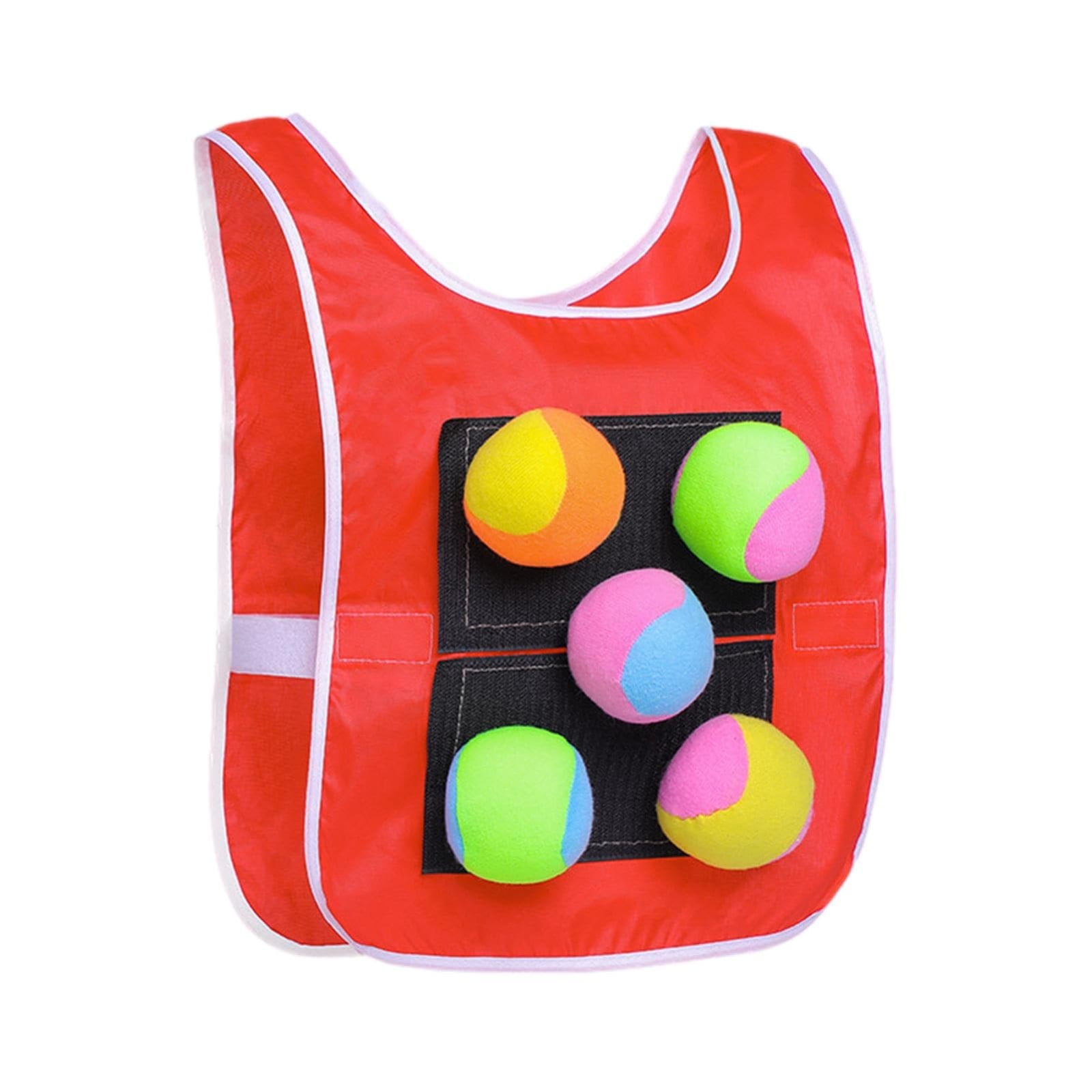 Children Toddler Sticky Vest Outdoor Throwing Target Game With Balls ...