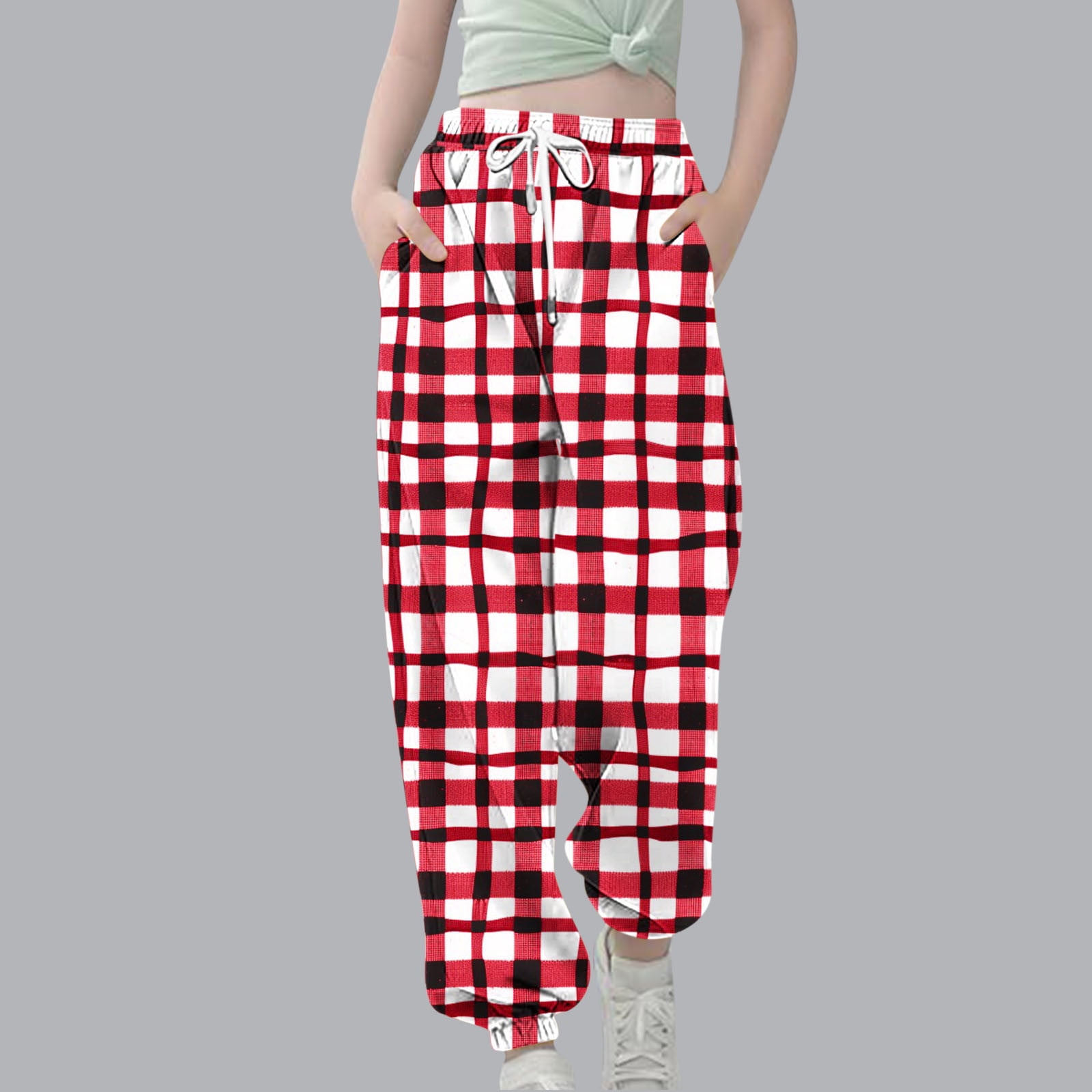 Children Toddler Sweatpants Splicing Printed Boys And Girls' Elastic ...