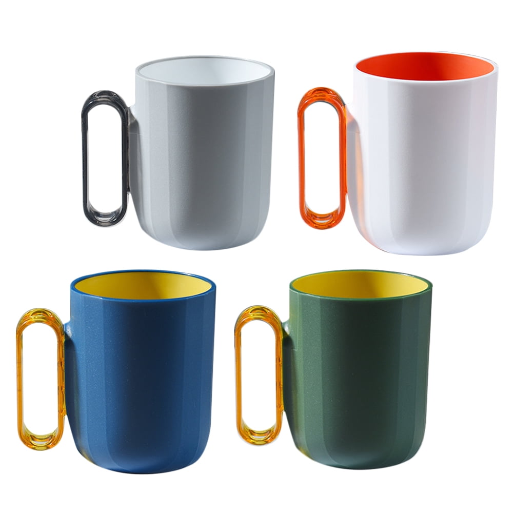 Children Toothbrush Tumblers for Kids 4 Pcs Household Wash Cup Simple ...