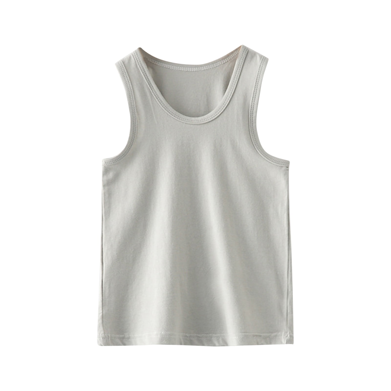 Children Tops Girls Dance Tank Top Racerback Crop Tank Top Soild ...