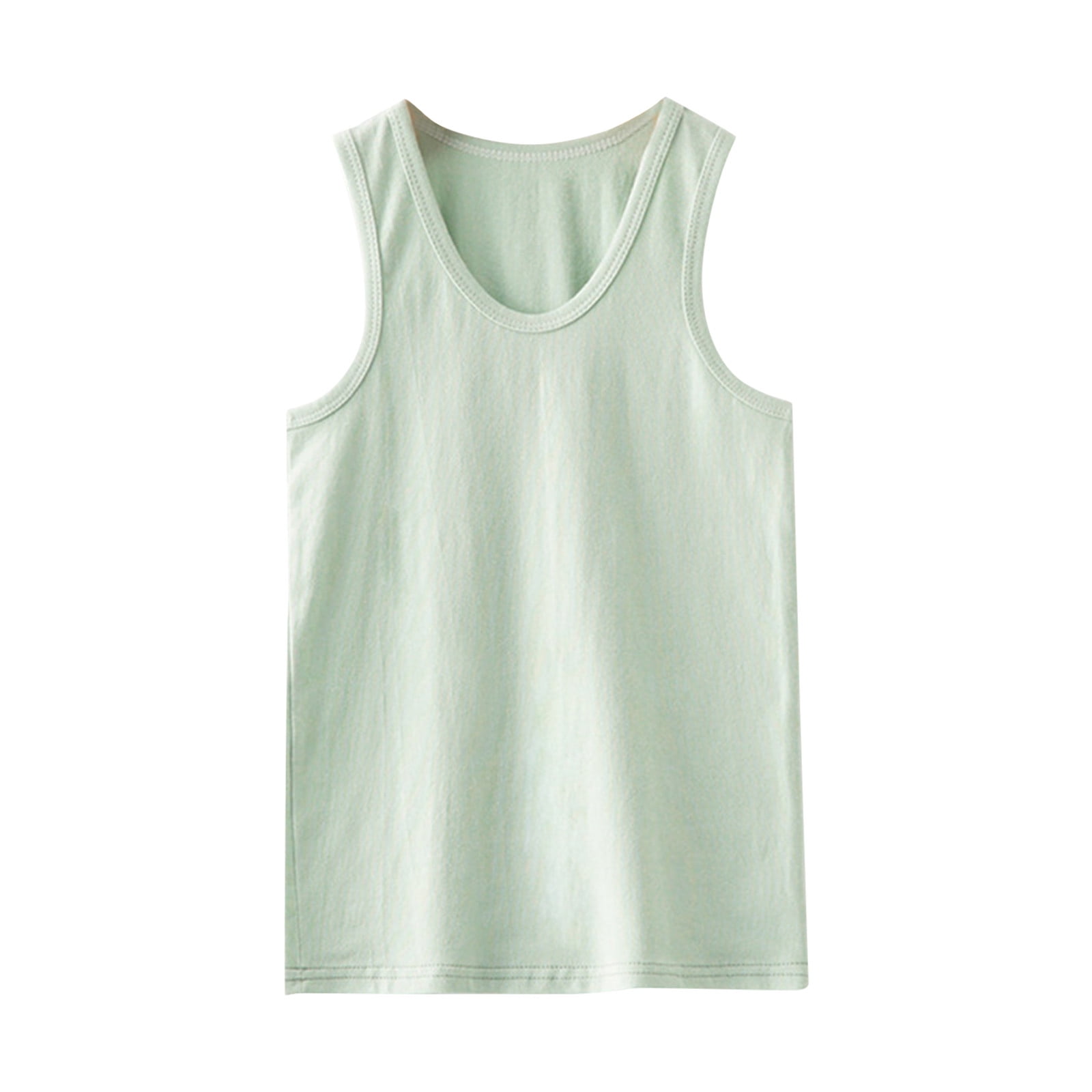 Children Tops Girls Dance Tank Top Racerback Crop Tank Top Soild ...