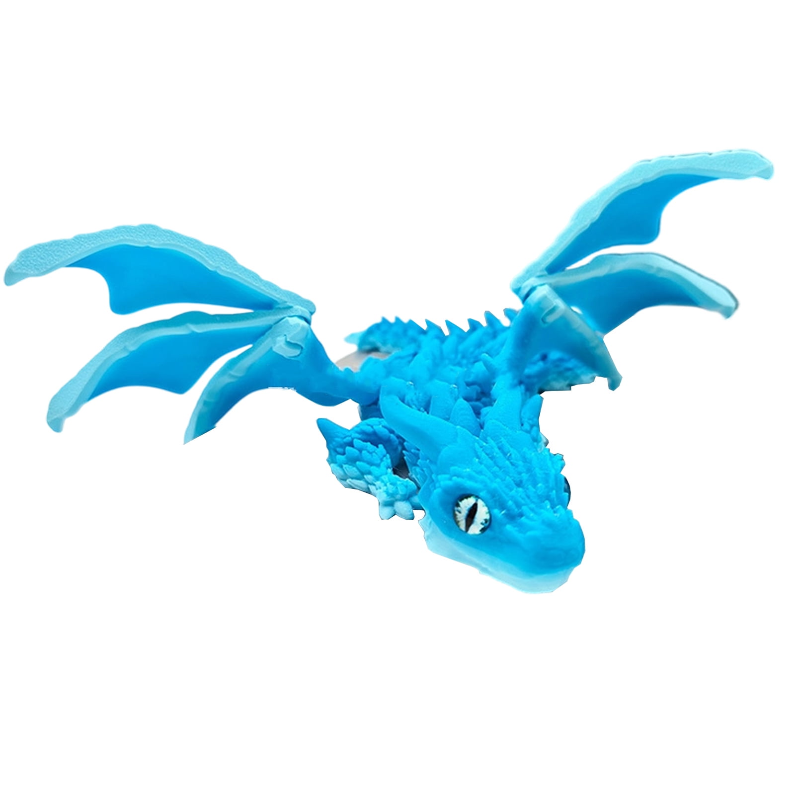 Children Toy 3D Printed Dragon Figurine Large Horn Designs Table ...