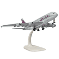 Children Toy Qatar A380 Plane Model 1:400 Scale Alloy Aircraft ...