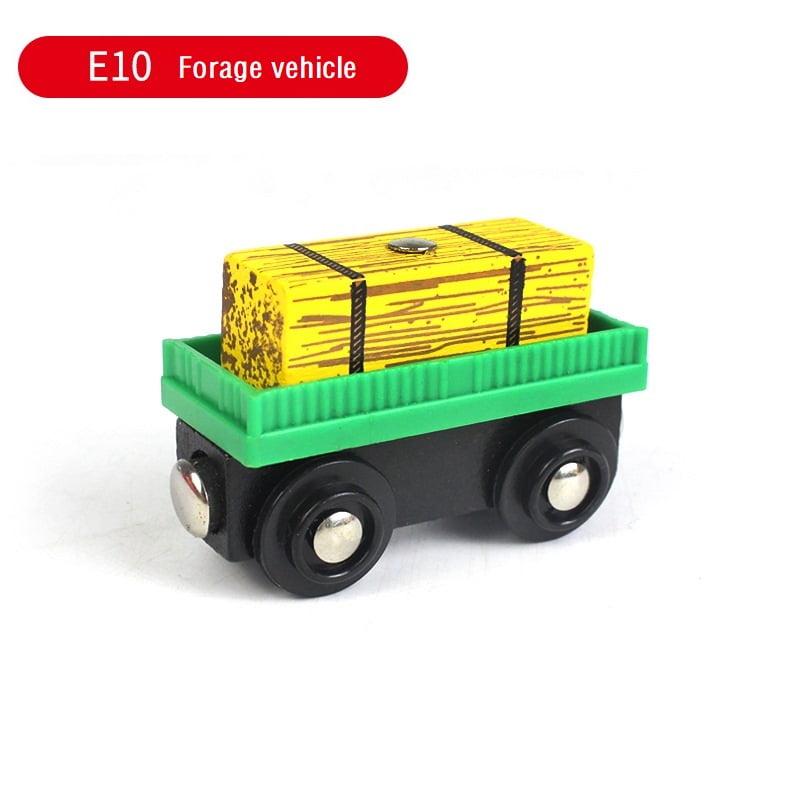 Children Toys Wooden Magnetic Train Car Locomotive Model Car Toy Brand ...