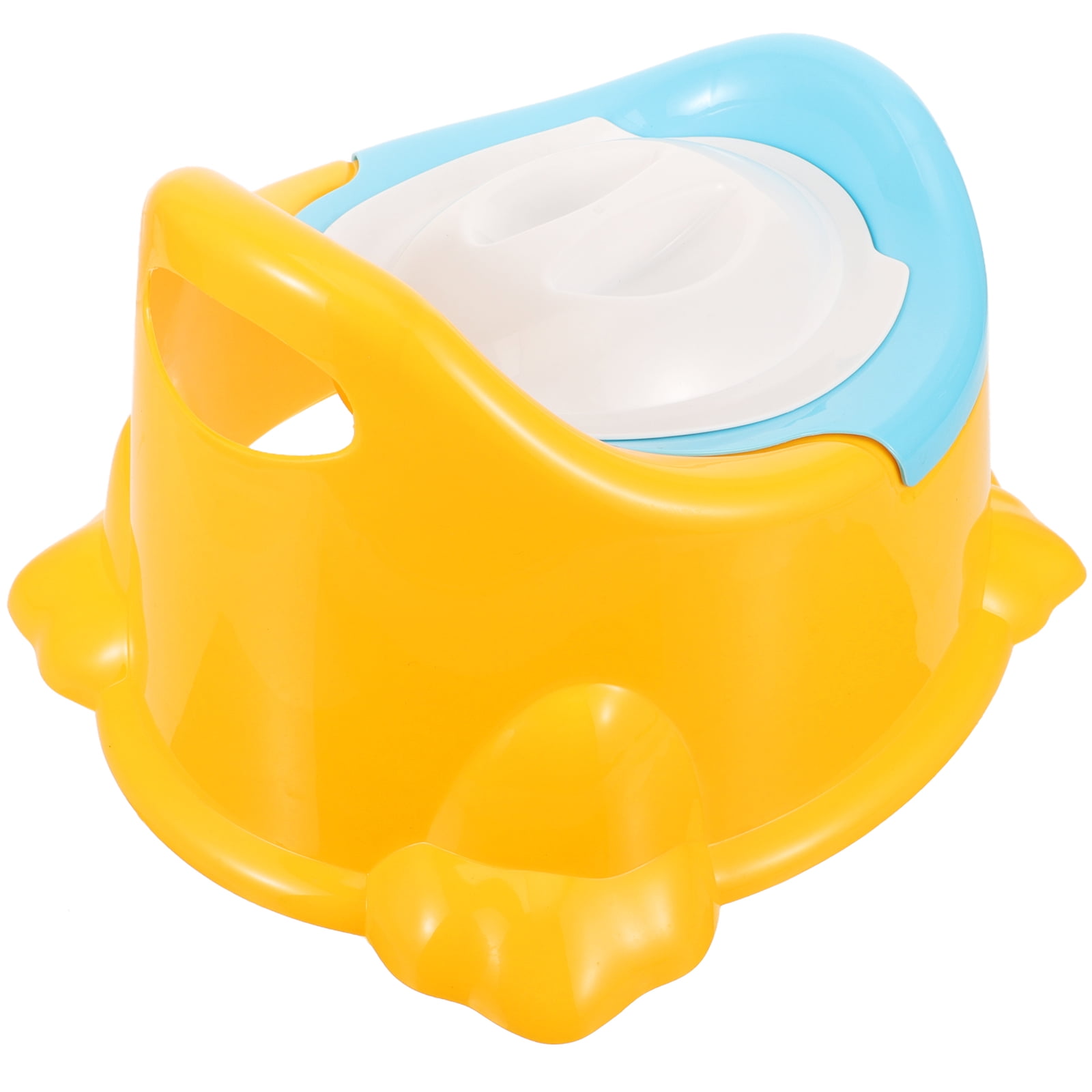 Children Training Potty Toilet with Lid Toilets Kids Yellow Toddler ...