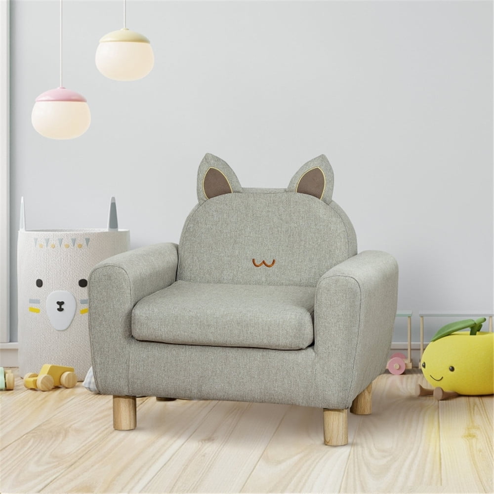 Children Upholstered Chair Kids Sofa Cuddly Toddler Chair for Boys and ...