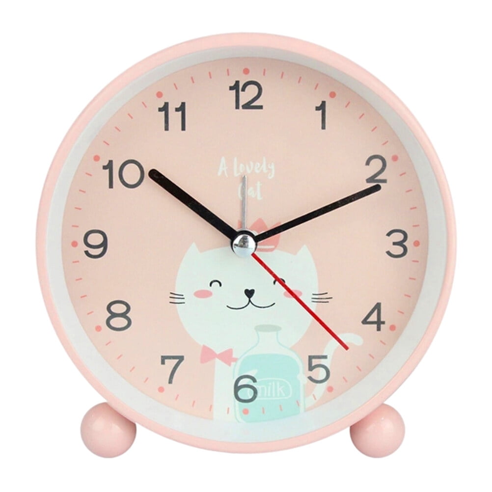 Children Wake Up Alarm Clock Light Alarm Clock without Ticking Learning ...