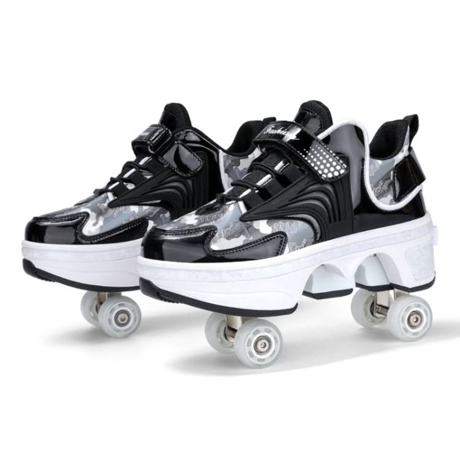 Children Walking Shoes Four-wheel Retractable Roller Skates, Series 1 ...