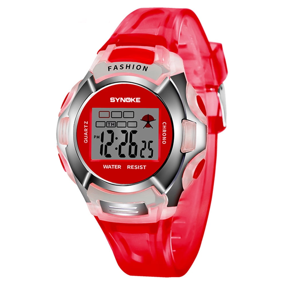 Children Watches Students Electronic Watch Waterproof Sports Watch ...