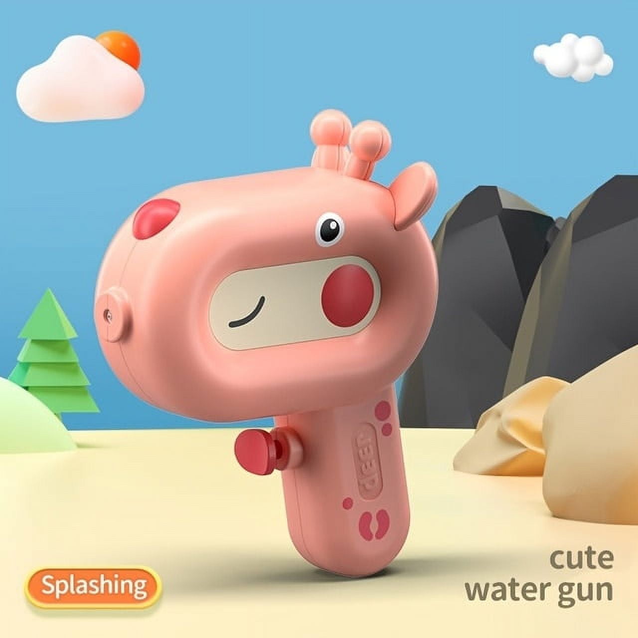 Children Water Gun Toy Cartoon Trumpet mini water guns, Swimming Pool ...