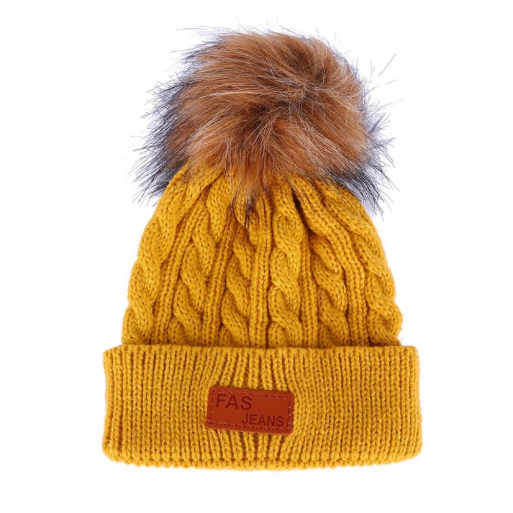 Children Winter Hat For Girls Boys Knitted Beanies Cap Brand New Thick ...