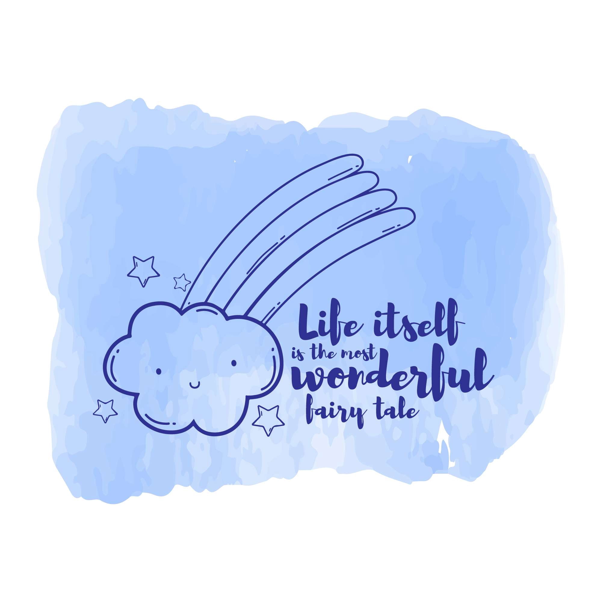 Children The Most Wonderful Fairytale Adventurous Quote Wall Decal ...