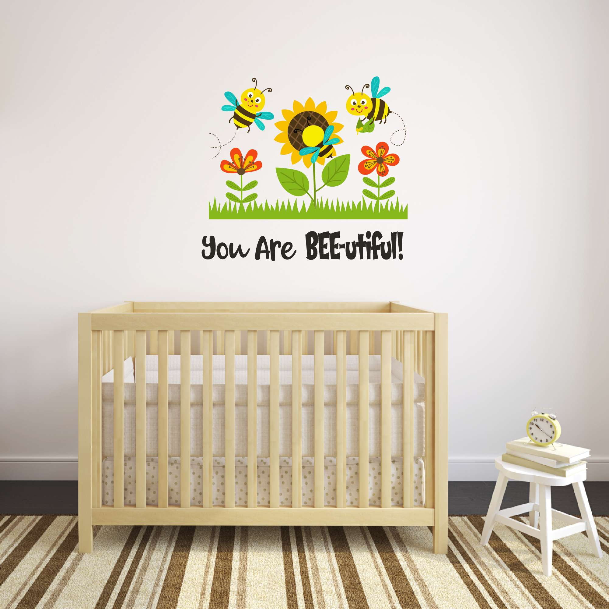 Children You are Bee-utiful Cute Animal Wall Decal Decoration Beautiful ...