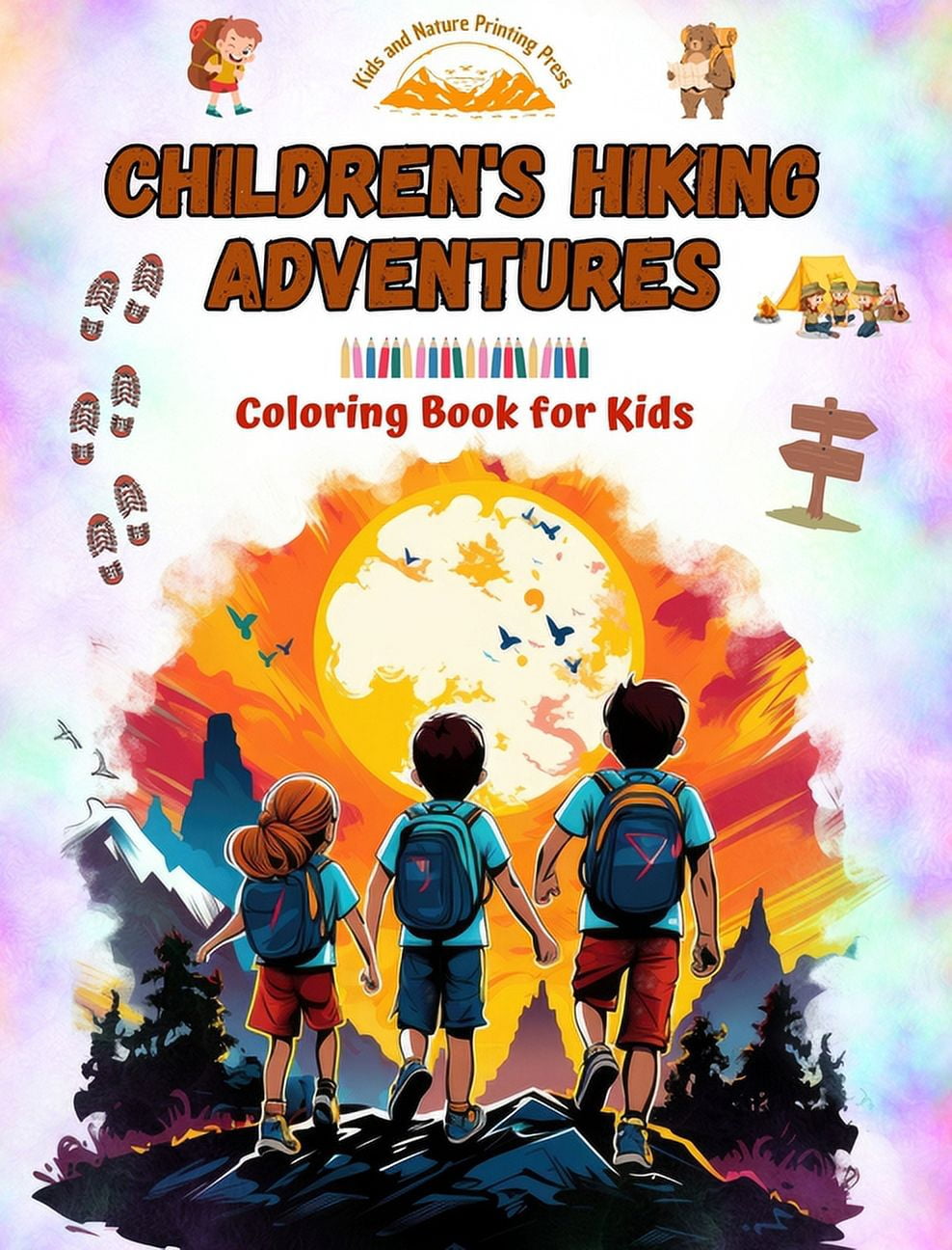 Children's Hiking Adventures - Coloring Book for Kids - Creative and ...