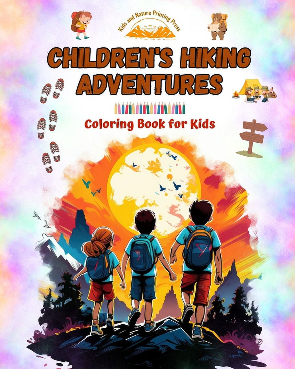Children's Hiking Adventures - Coloring Book for Kids - Creative and ...
