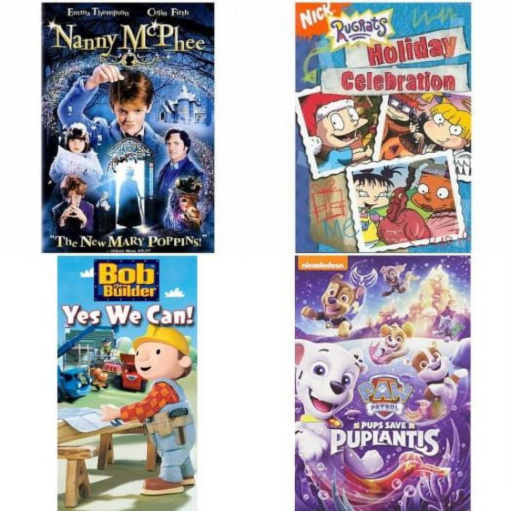 Children's 4 Pack DVD Bundle: Nanny McPhee : Rugrats Holiday Celeb ...