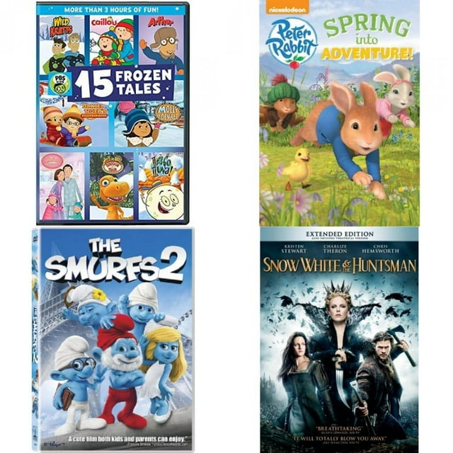 Children's 4 Pack DVD Bundle: PBS Kids: 15 Frozen Tales, Peter Rabbit ...