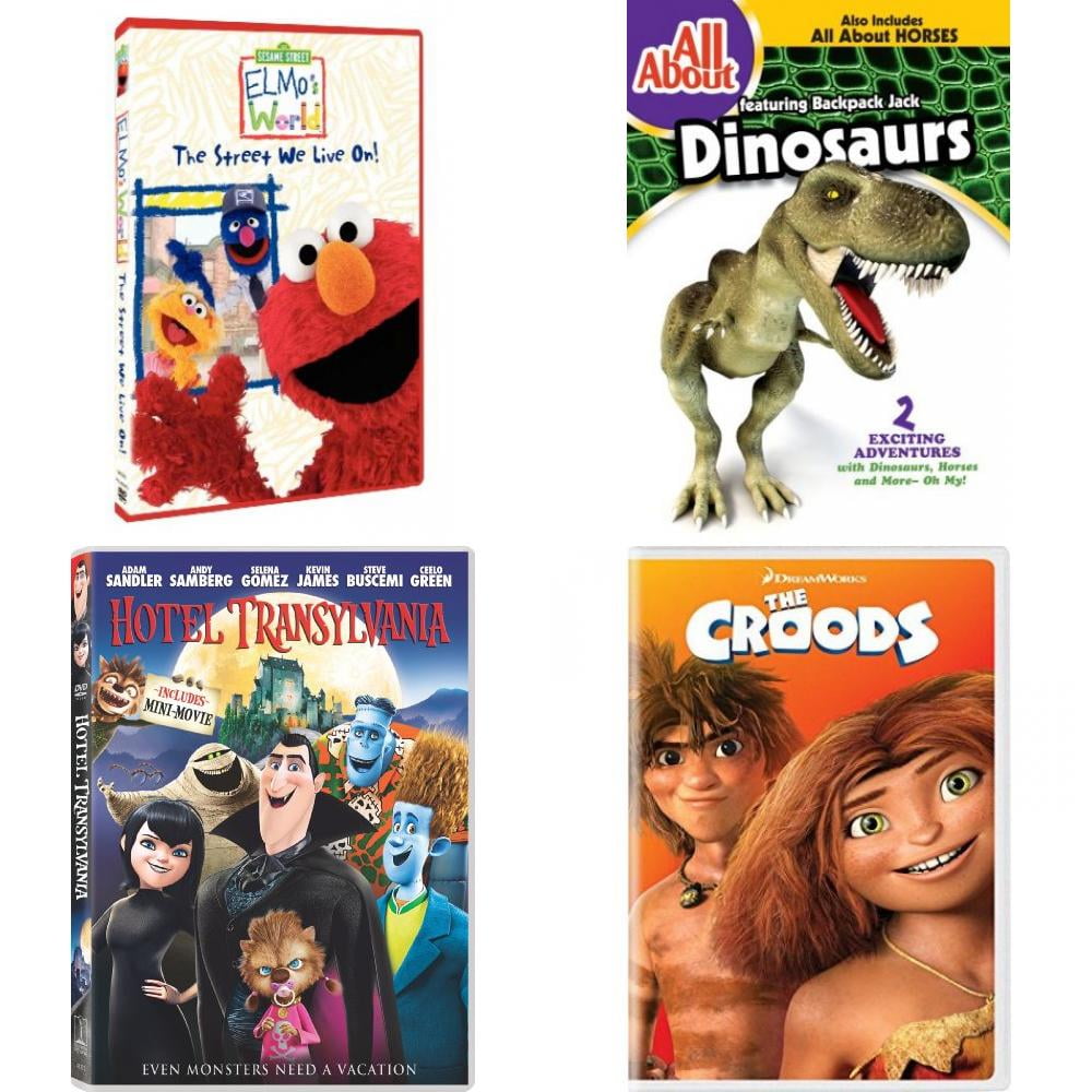 Children's 4 Pack DVD Bundle: Sesame Street/Elmos World - The Street We ...