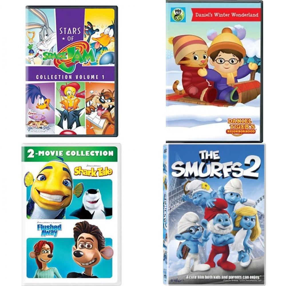 Children's 4 Pack DVD Bundle: Stars of Space Jam Collection Vol. 1 ...