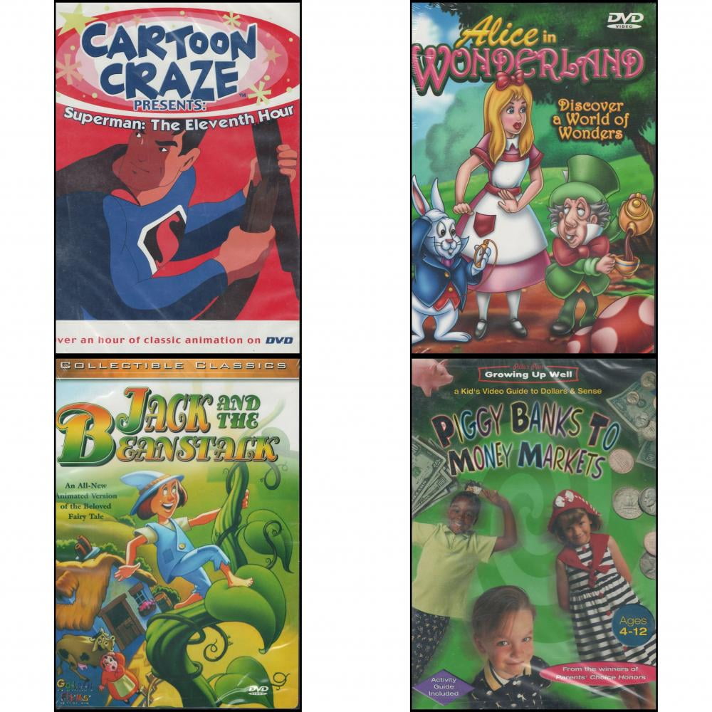Children's 4 Pack DVD Bundle: Superman: The Eleventh Hour Cartoons ...