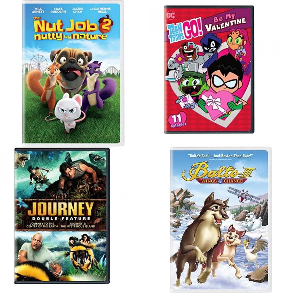 Children's 4 Pack DVD Bundle: The Nut Job 2: Nutty by Nature, Teen ...