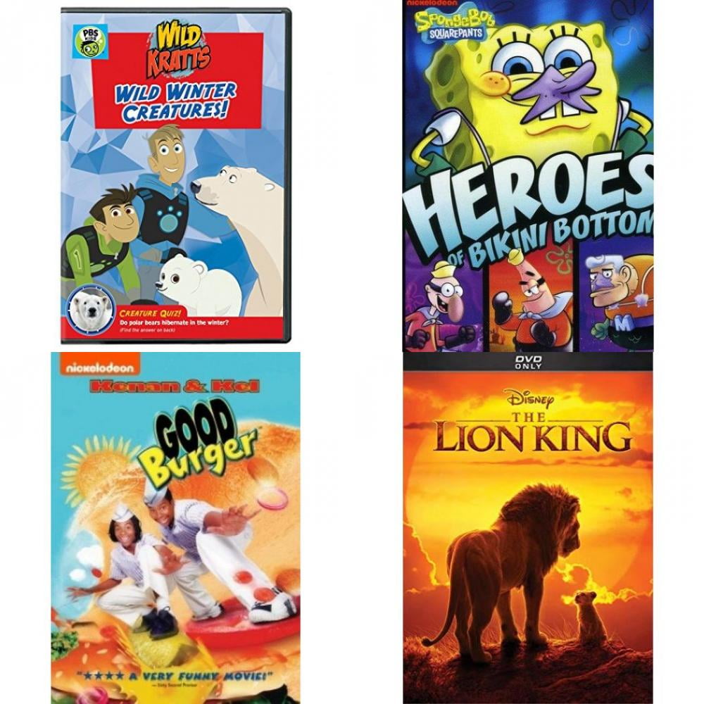 Children's 4 Pack DVD Bundle: Wild Kratts: Wild Winter Creatures ...