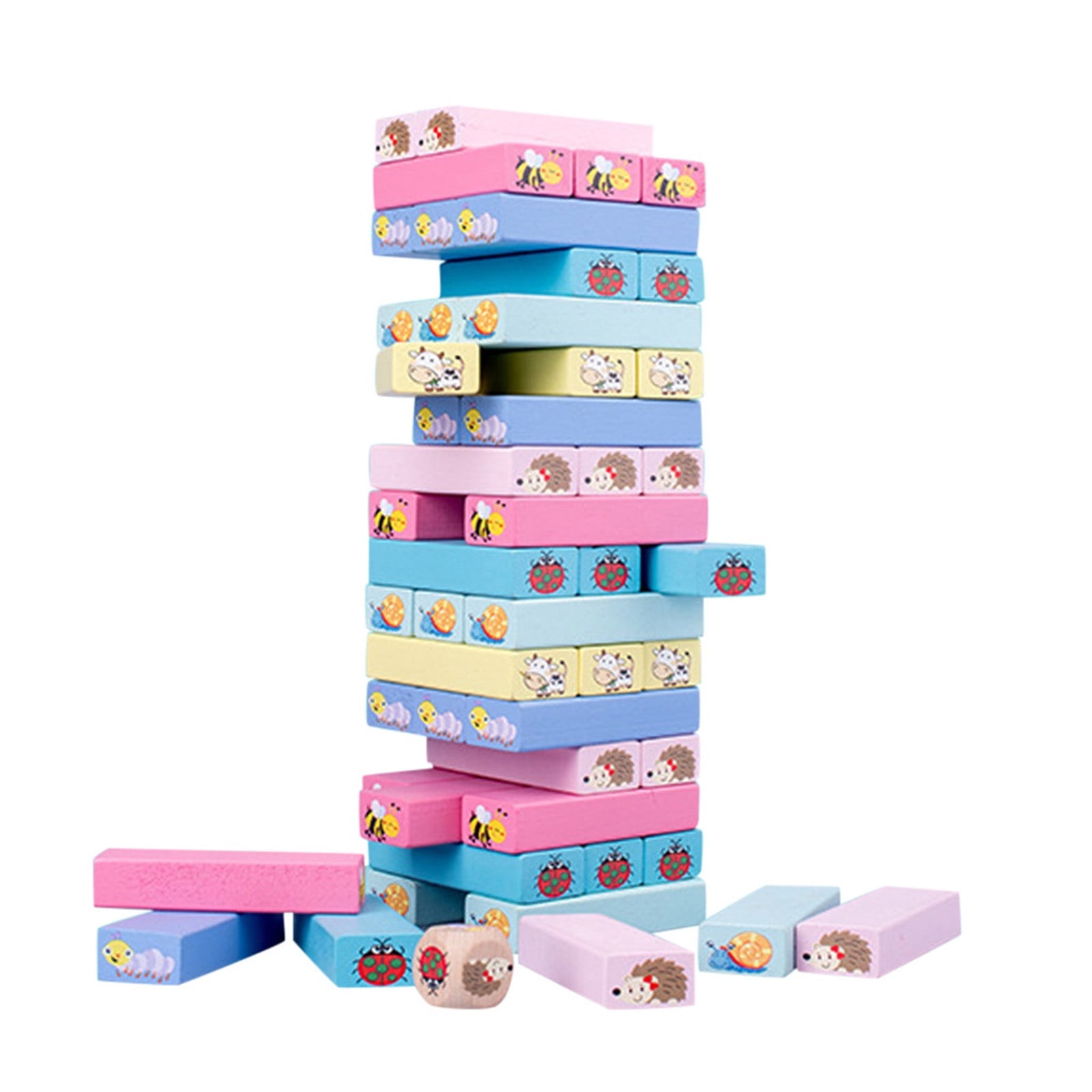 Children's Animal Stacking Toy, Wooden Educational Toy for Toddlers ...