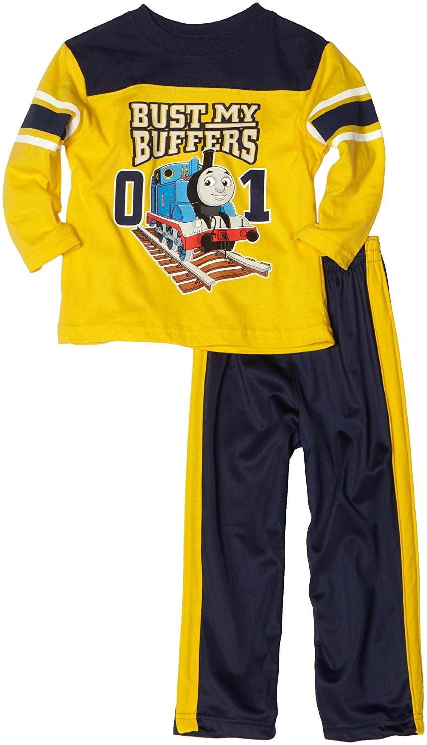 Children's Apparel Network Little Boys' Thomas Pant Set, Yellow, 2T ...