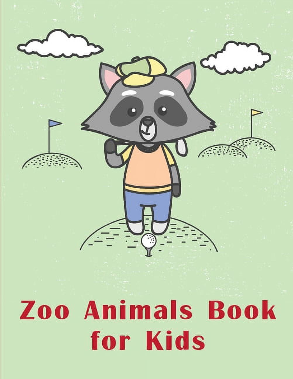 Children's Art: Zoo Animals Book for Kids: Children Coloring and ...