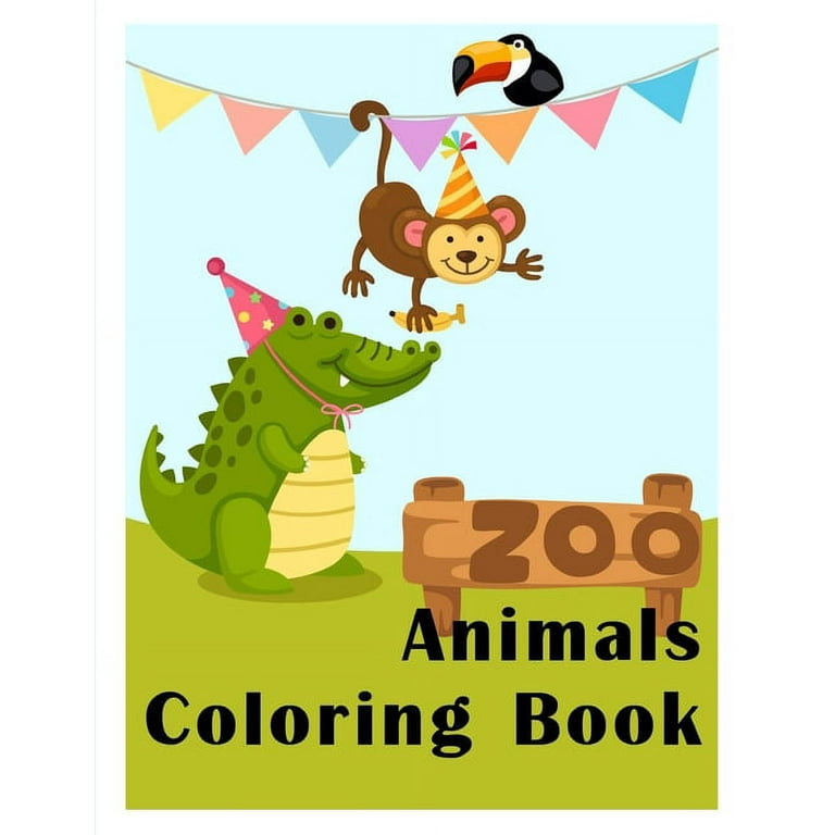 Learning Is Fun Awesome Coloring Cool Animals Animal Coloring Book: