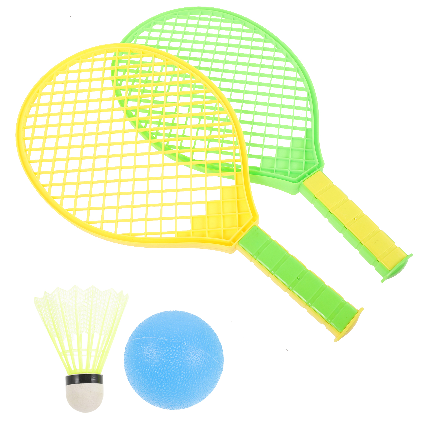 Children's Badminton Racket Beginner Set (double and Ball [badminton ...