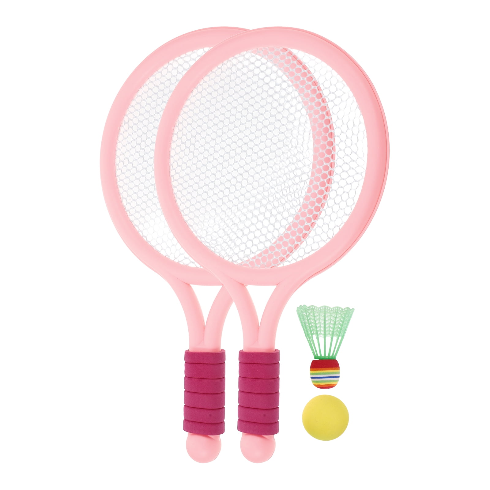 Children's Badminton Racket Indoor Tennis Parent-child Pink - Walmart.com