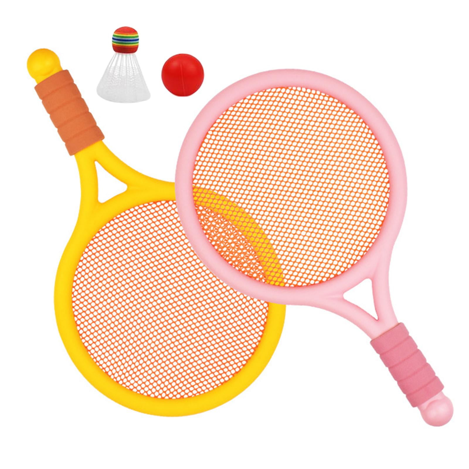 Children's Badminton Tennis Set with Ball and Shuttlecock Racket Parent ...