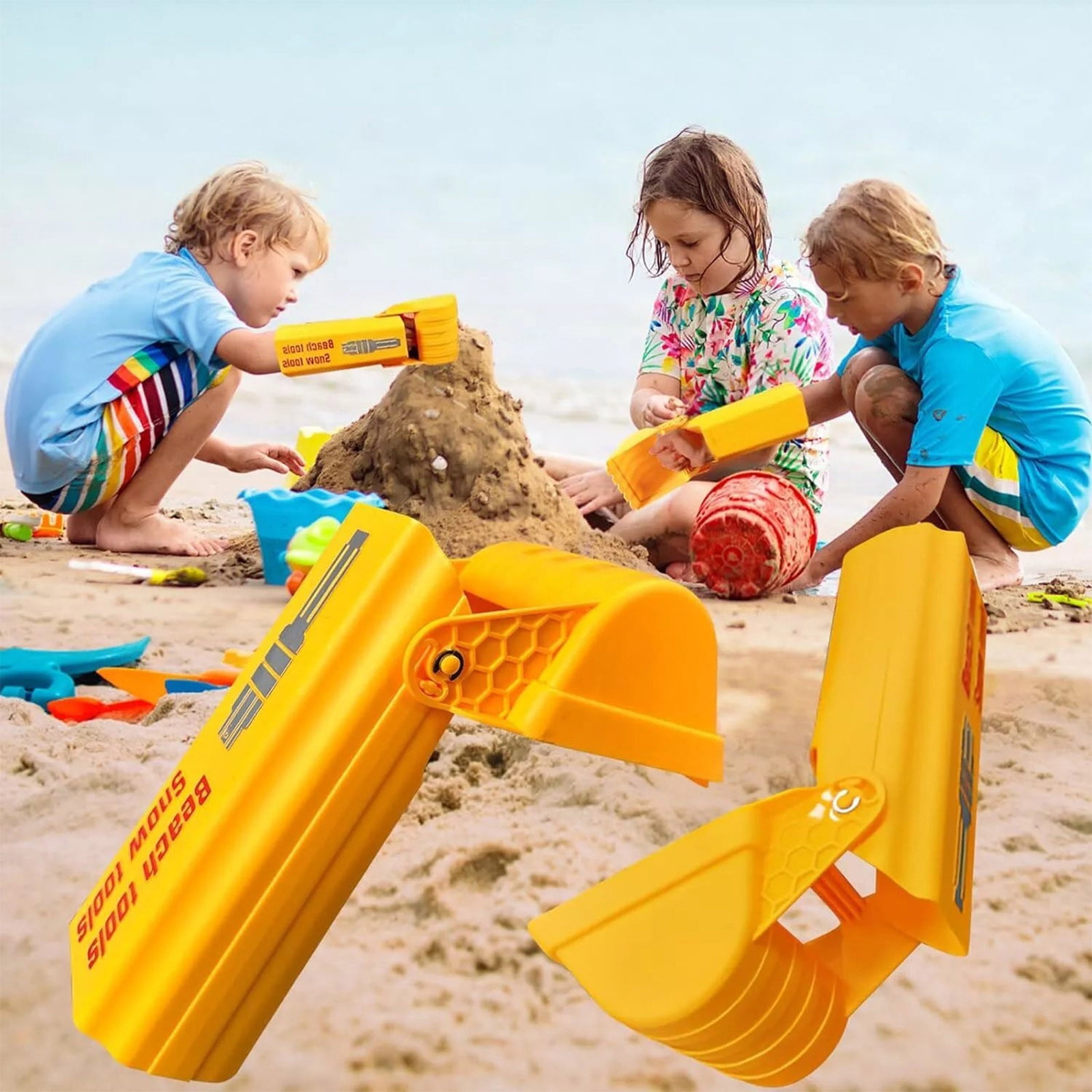 Children's Beach Toys Sand Shovel Seaside Sand Digging Tools - Walmart.com