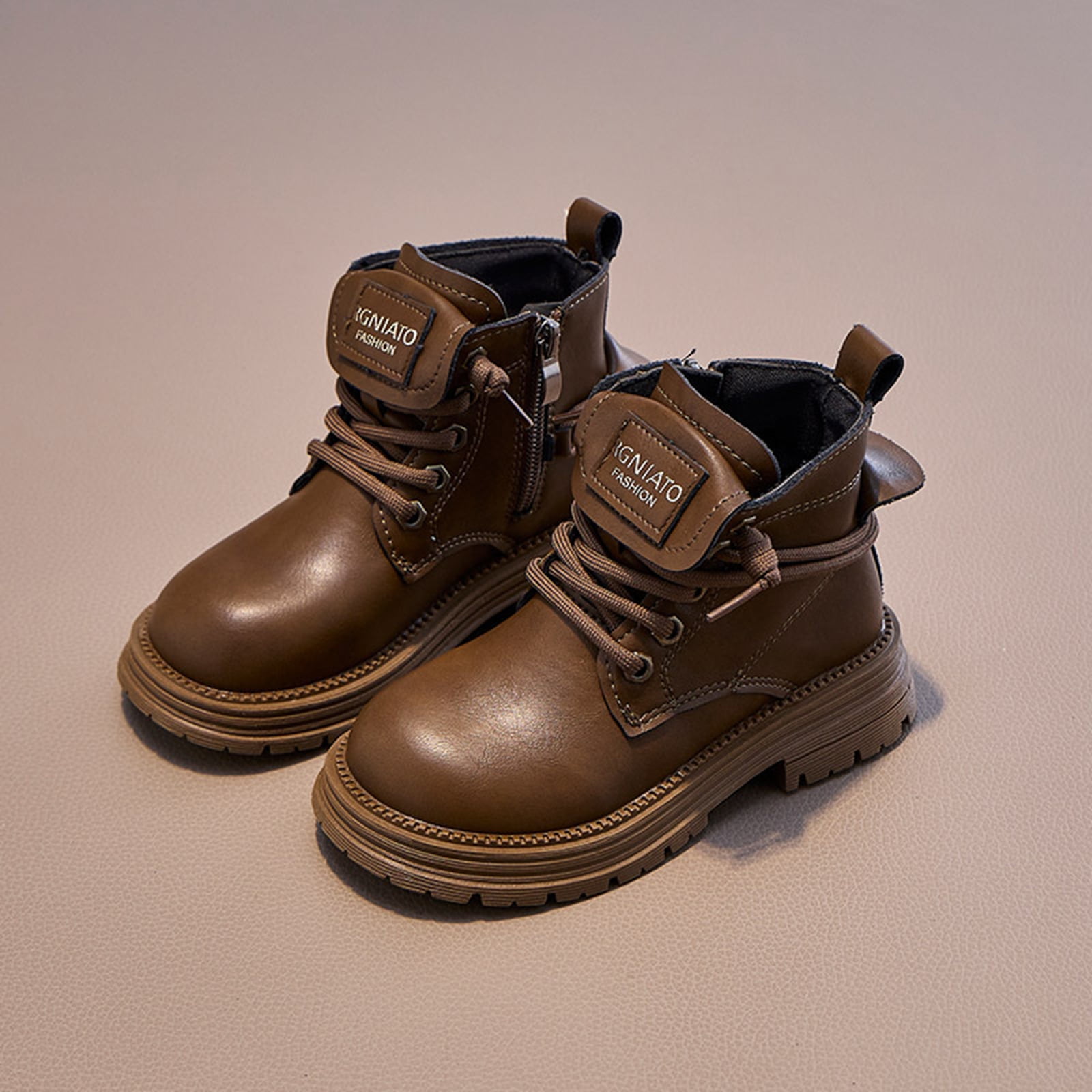 Children's Boots, Single Boots, British Side Zipper, Soft Soled Leather ...