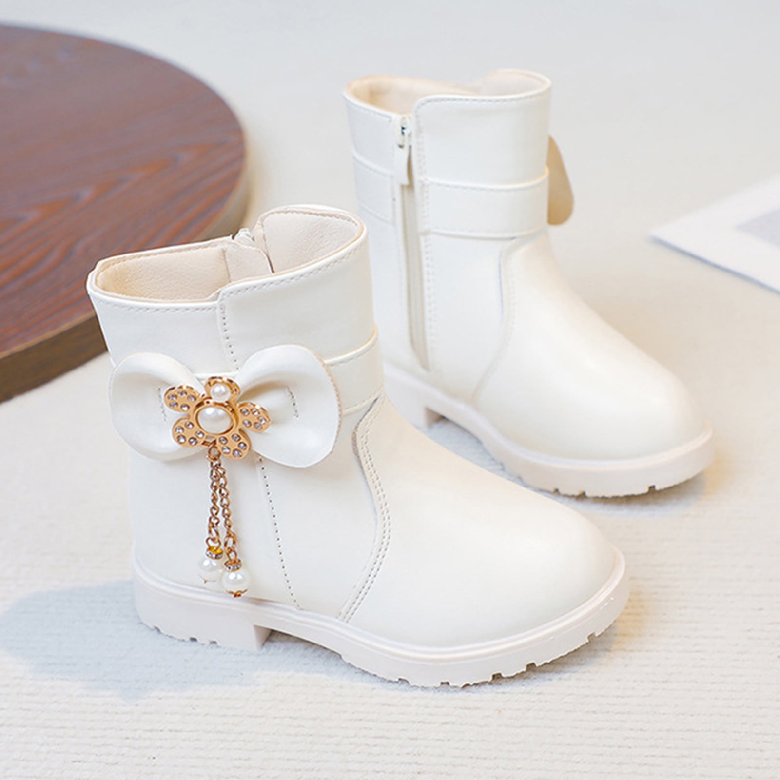 Children's Boots, Single Boots, British Snow Boots, Girls' Suede Side ...