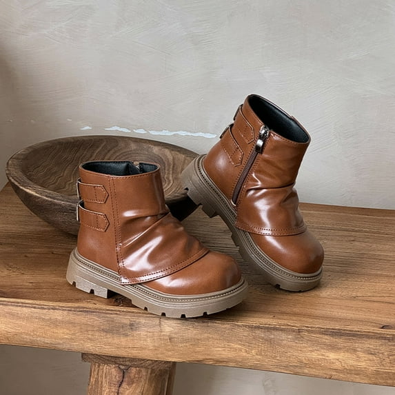 Children's Boots, Single Boots, Solid Color, Cute, Fashionable ...