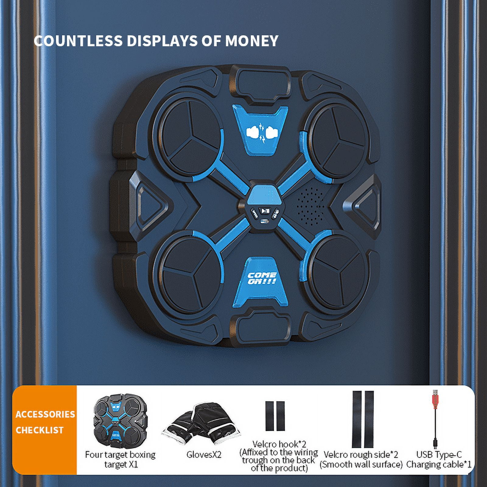 Children's Boxing Wall Target Home Wall-Mounted Boxing Machine Six ...