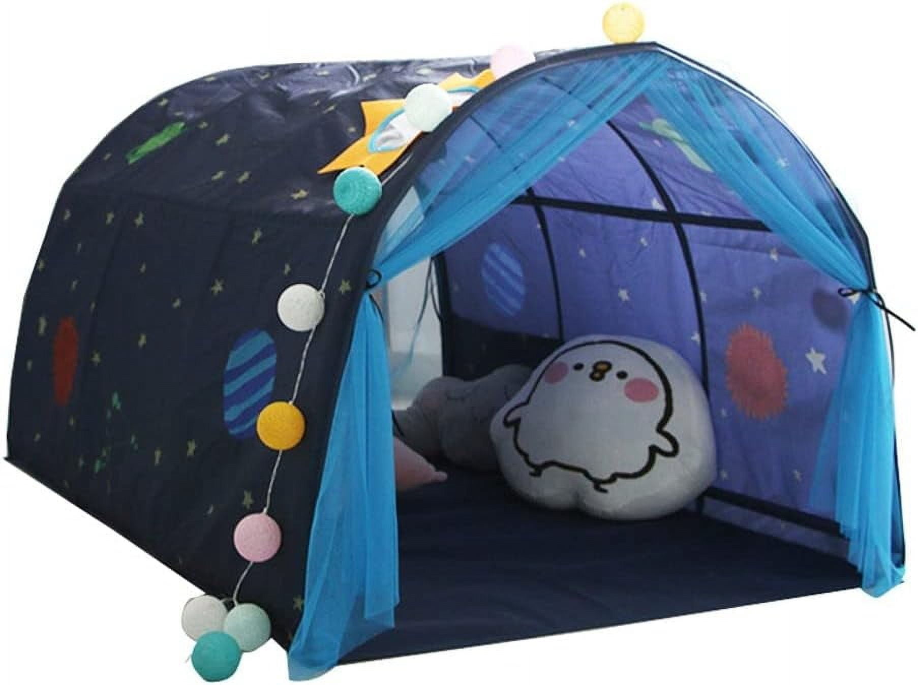 Children's Cabin Bed Tunnel Tent for 90-100cm in Width Loft Bed Bunk ...