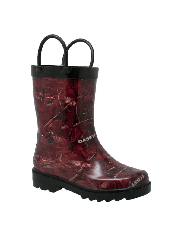 Boys Camo Rubber Boots